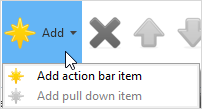 2 5 8 Action Bar Table Tab