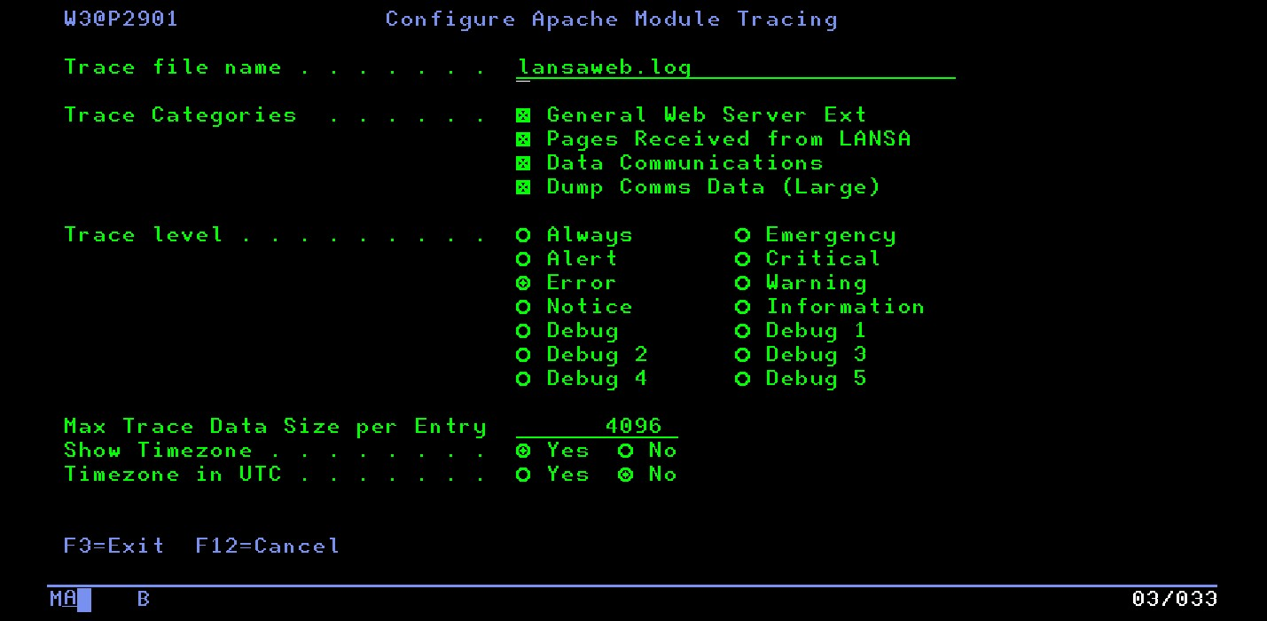 Step 8. Configure Apache Module Tracing